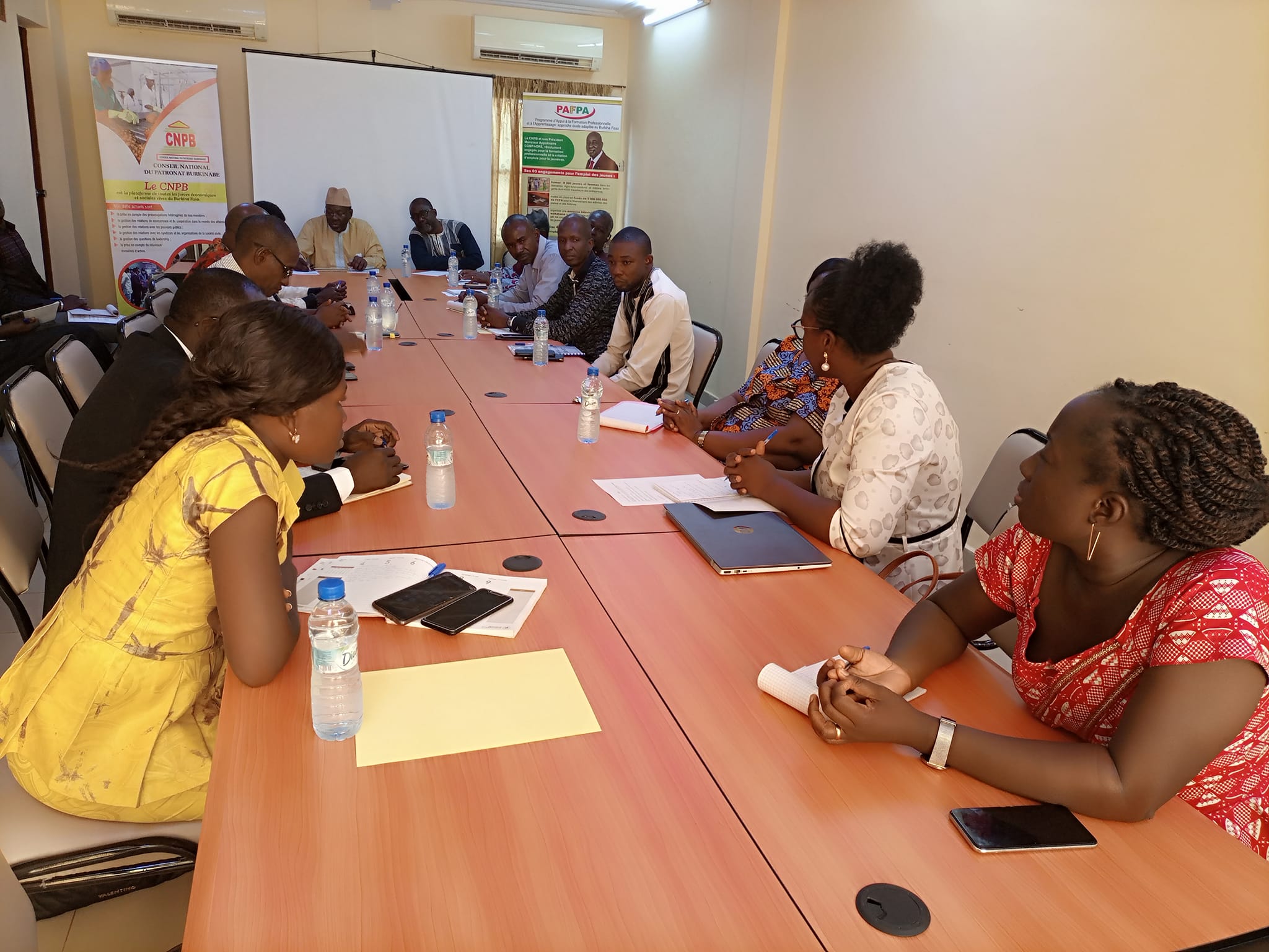 Audience de la délégation de la CNTB – CNPB