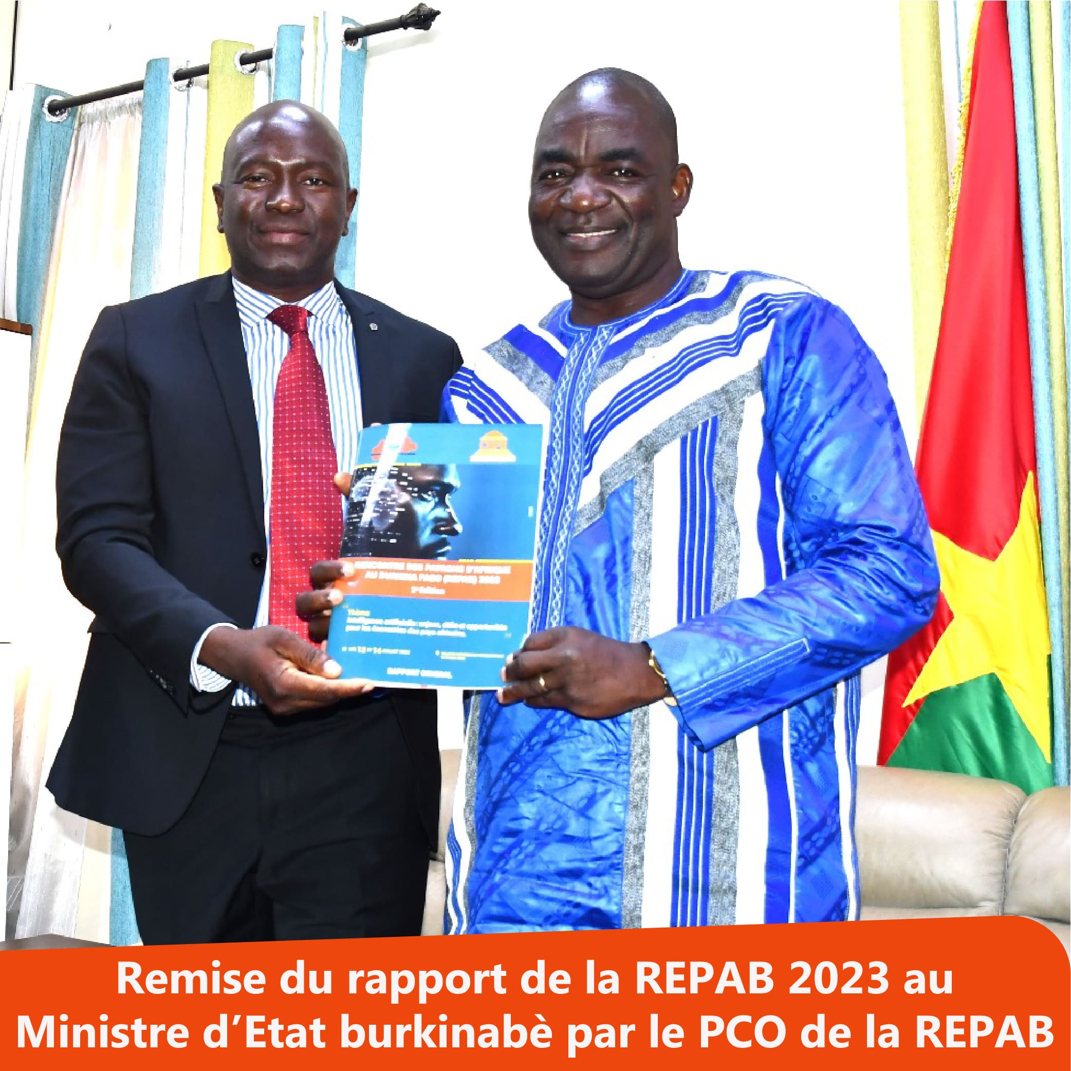 REPAB 2023 : Le Comité d’Organisation remet le rapport à M. BAZIÉ ...